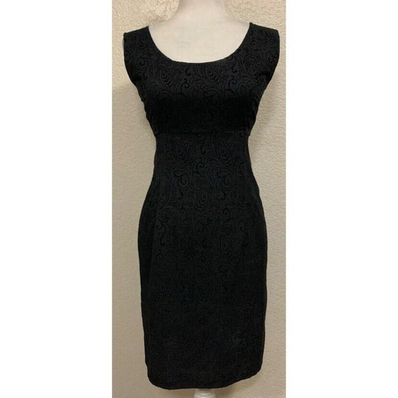 Vintage | Dresses | Foxy Fashion Vintage 7s80s Black Bodycon Evening ...